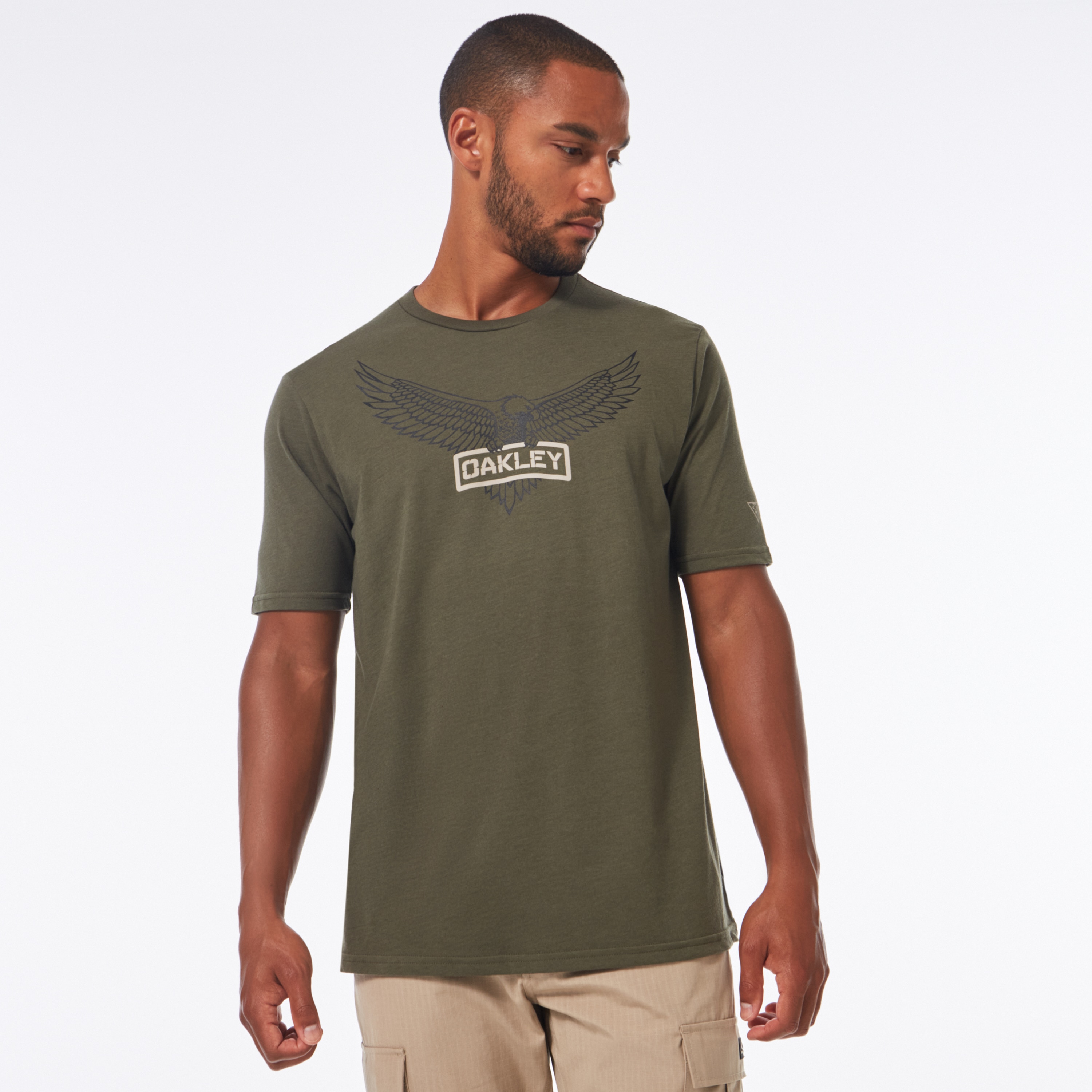 OAKLEY men's si eagle tab tee